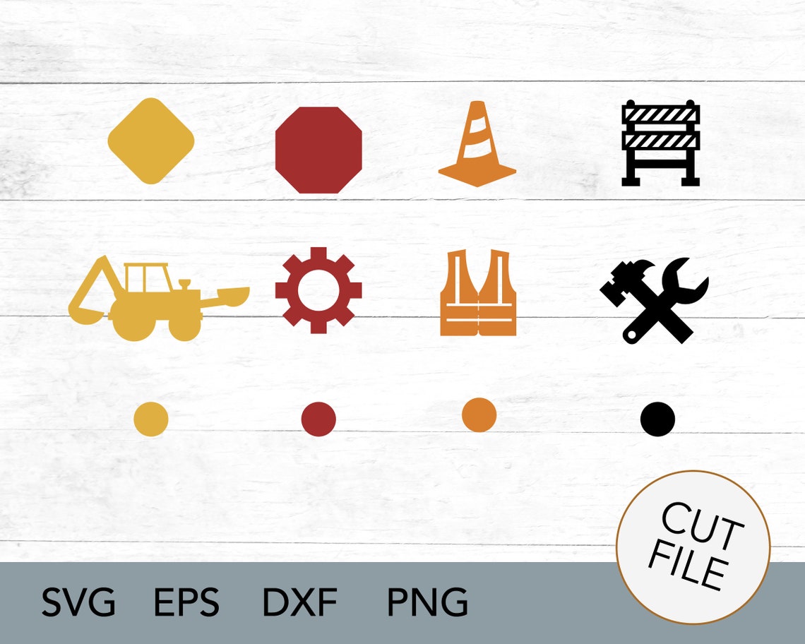 Construction SVG DIY Construction Confetti Construction - Etsy