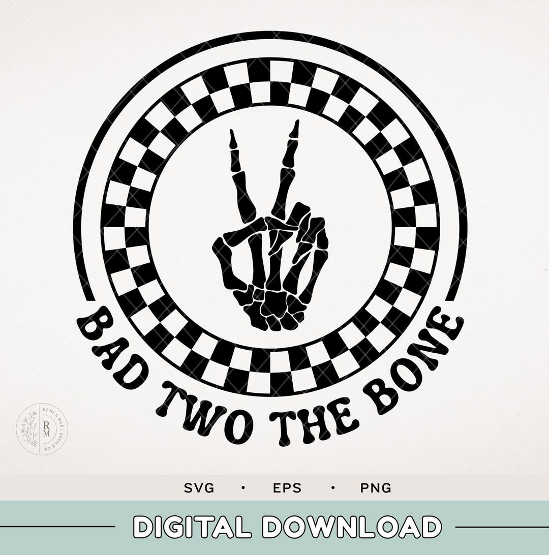 Bad Two the Bone SVG | Terrible Twos | Two Year Old | Toddler SVG ...