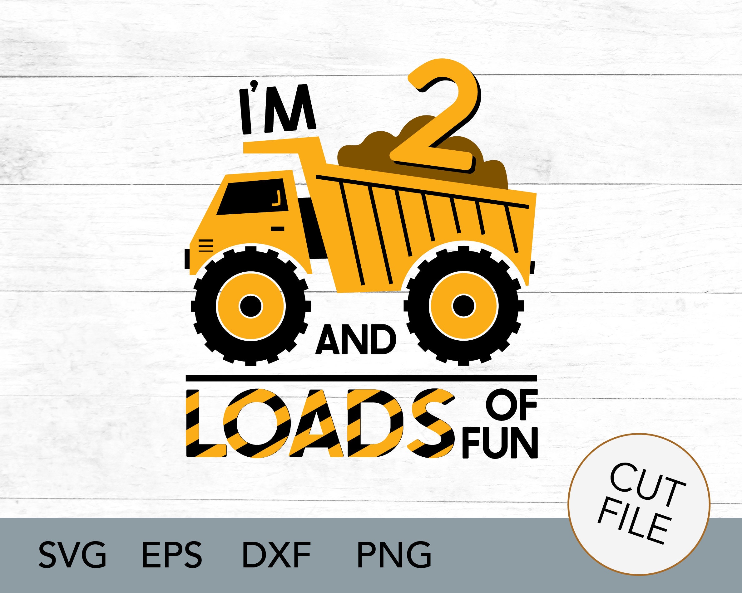 Construction SVG Theme Birthday Party Shirt I'm | Etsy