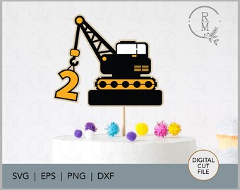 Construction Cake Topper - Etsy Australia