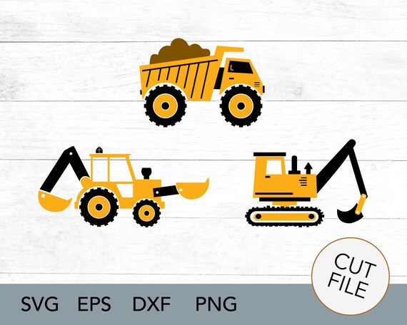 Construction SVG Vehicle Design Construction Icons - Etsy
