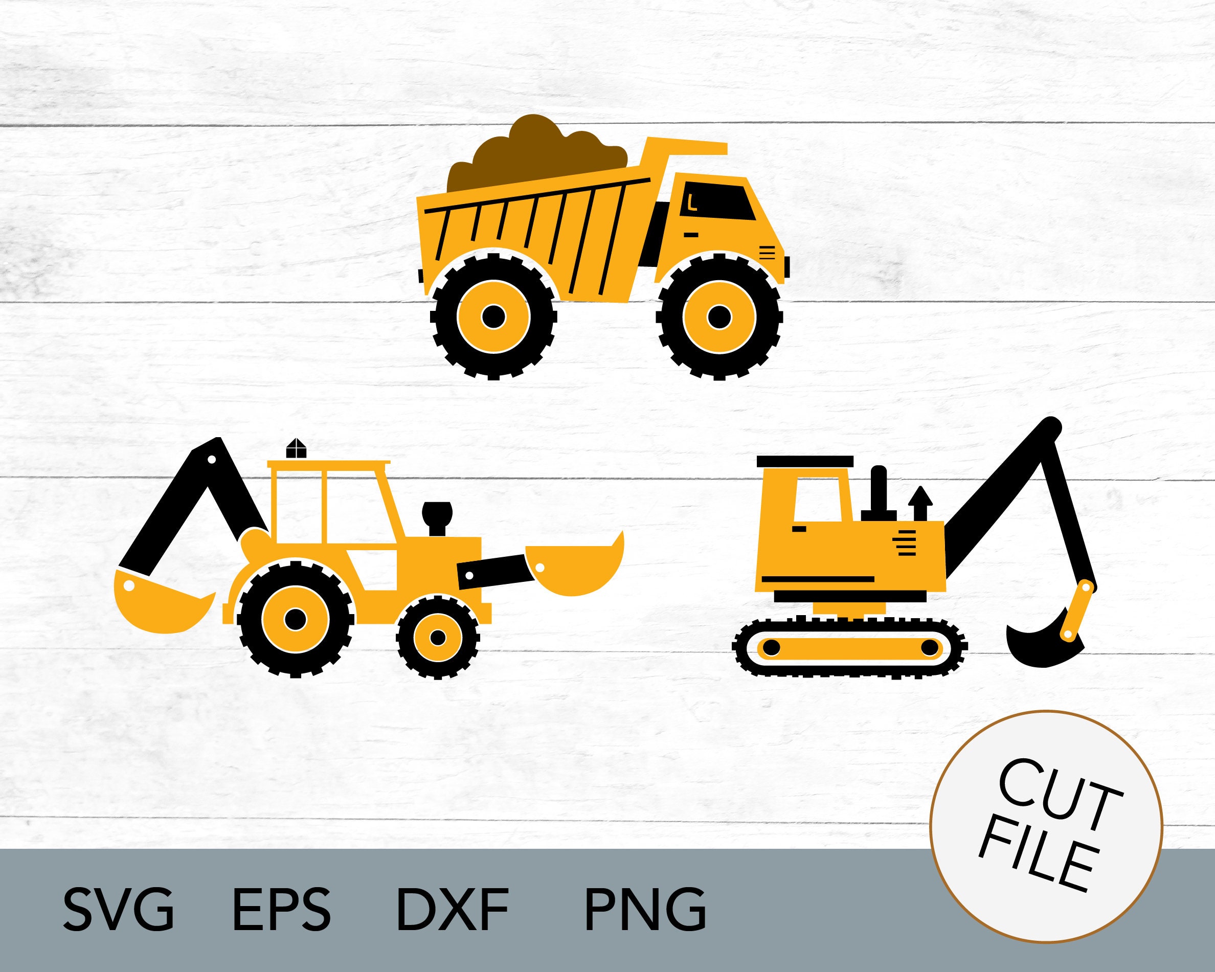 Construction SVG Vehicle Design Construction Icons - Etsy