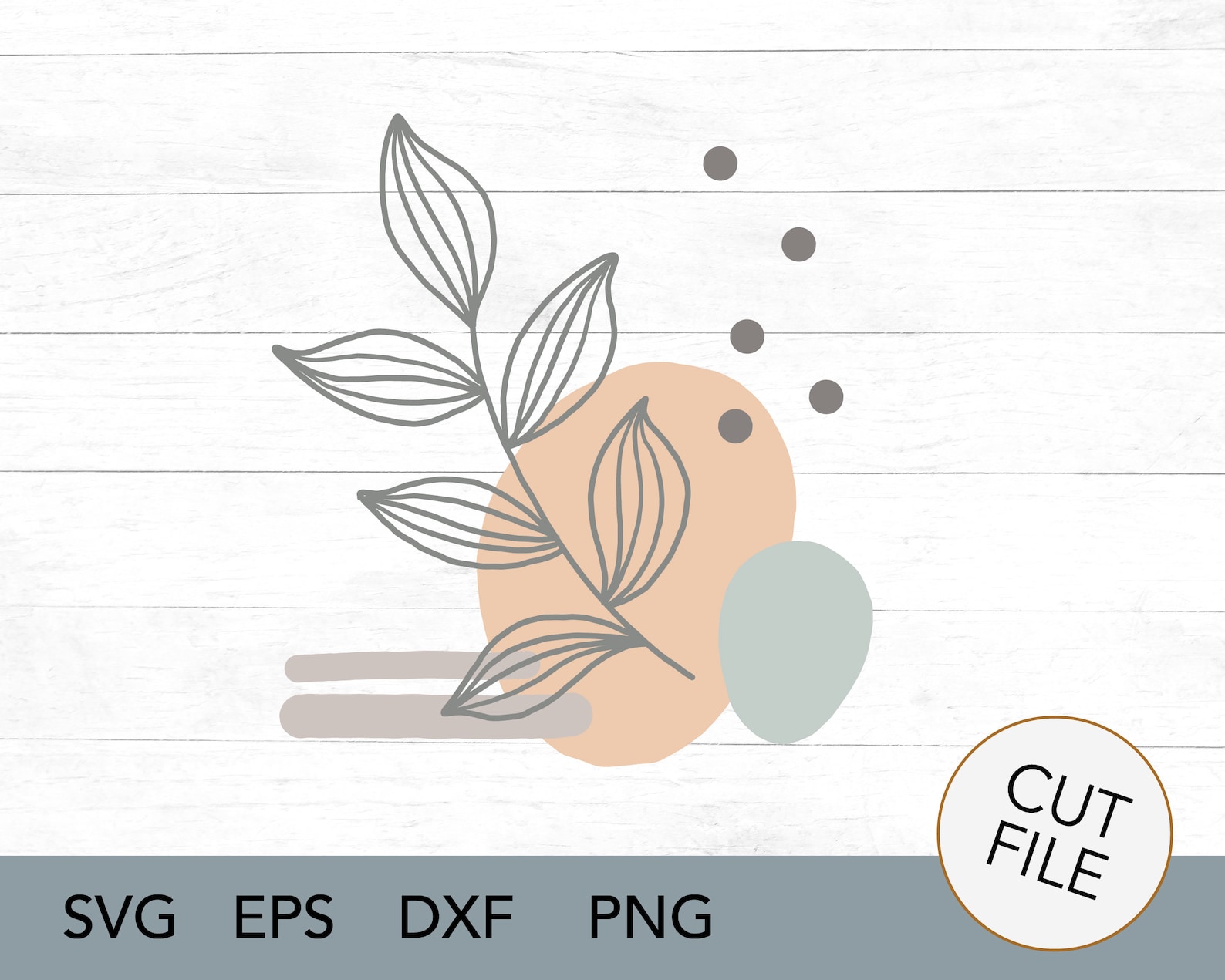 Floral Abstract Art SVG Mini Design Floral Pattern - Etsy