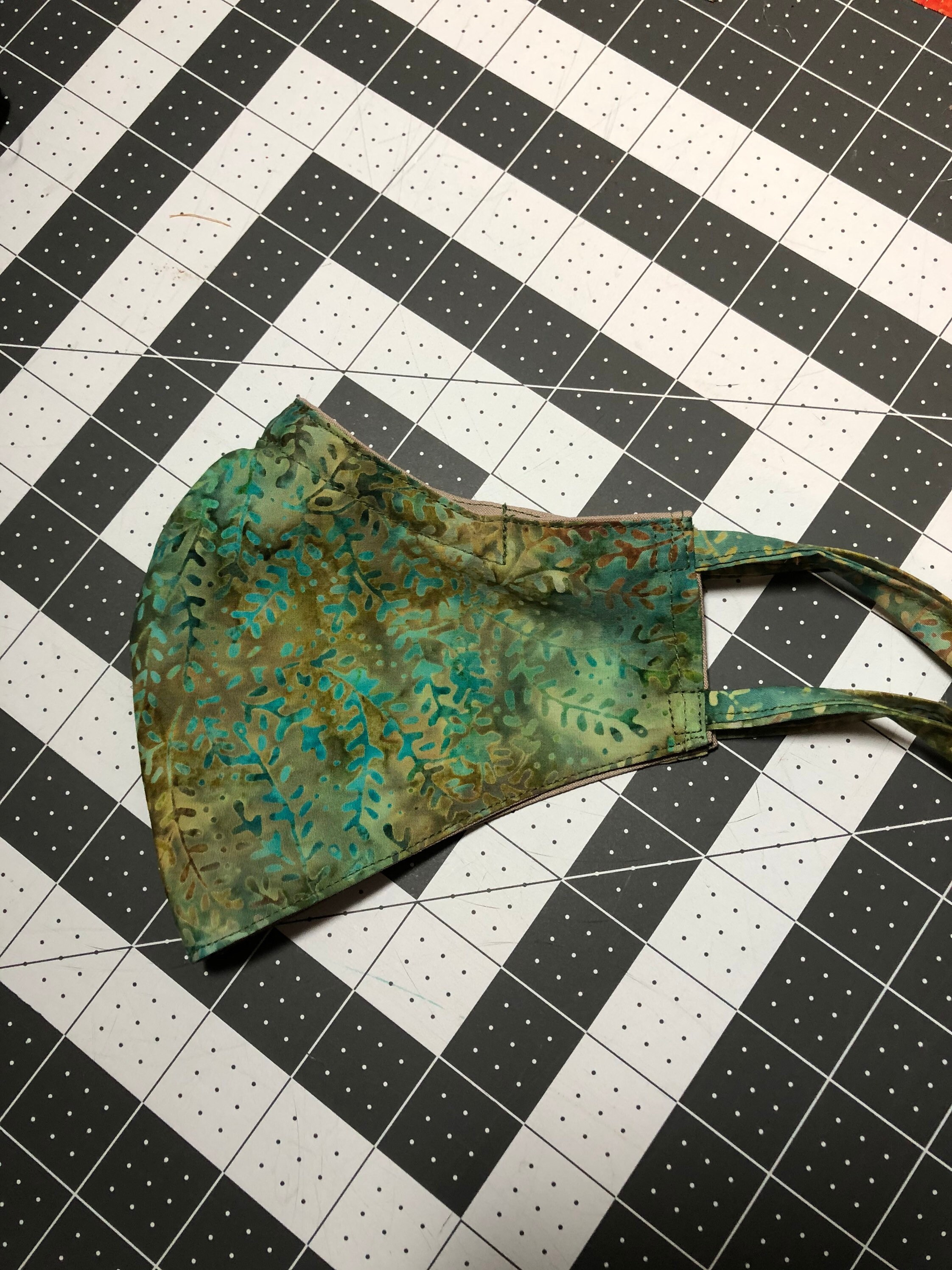 Batik and premium Cotton Face mask facemask dust mask tie strings nose ...