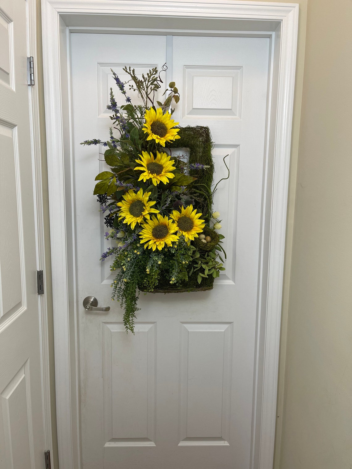 Double Door Spring Summer Sunflower Cottage Country Rustic - Etsy