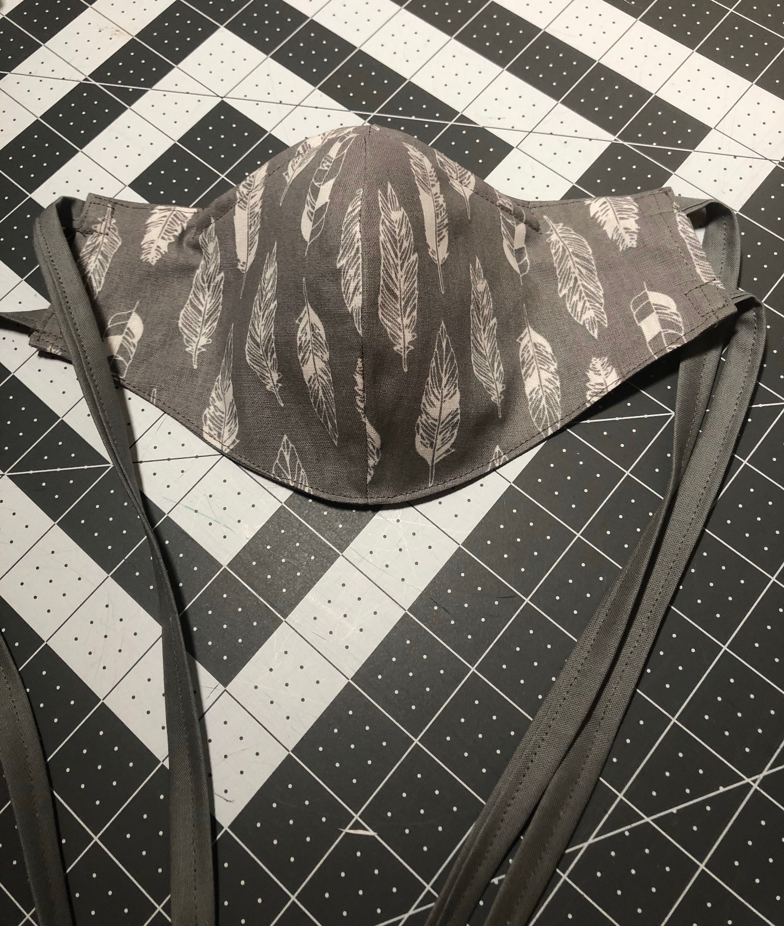 Men’s reversible Cotton Face mask facemask dust mask tie strings nose ...