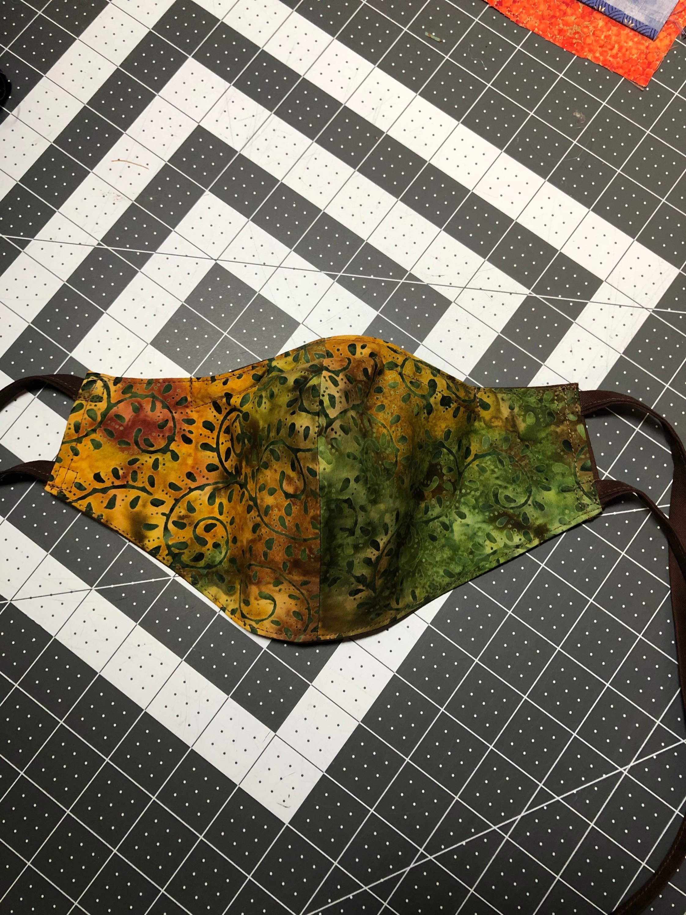 Batik and premium Cotton Face mask facemask dust mask tie strings nose ...