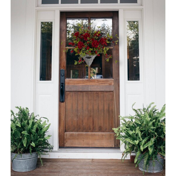 Wicker Door Basket - Etsy