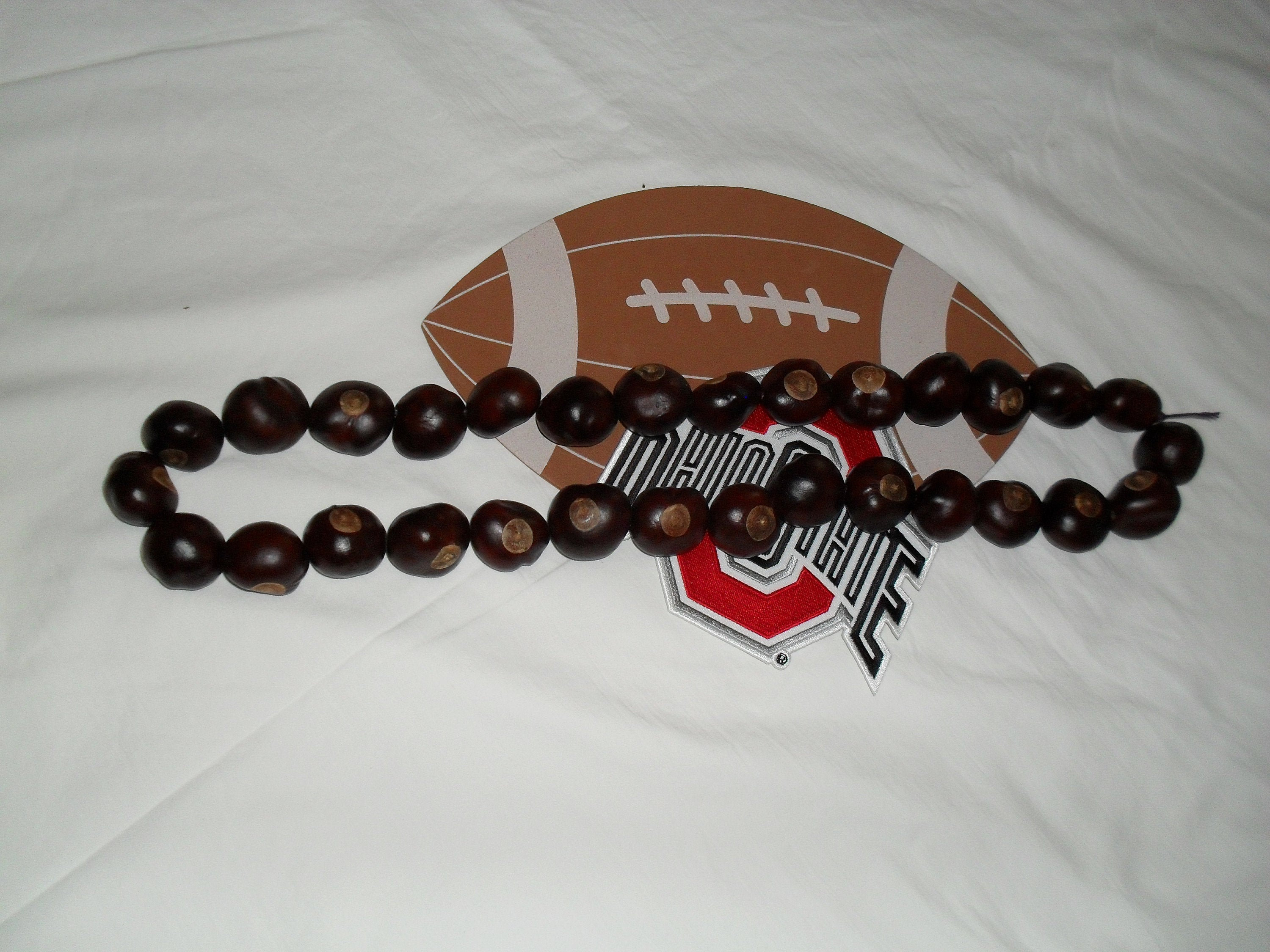 Buckeye Nut Necklace OHIO STATE GROWN - Etsy