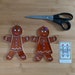 Gingerbread Man Gingerbread Woman Set of Two Stained Glass - Etsy