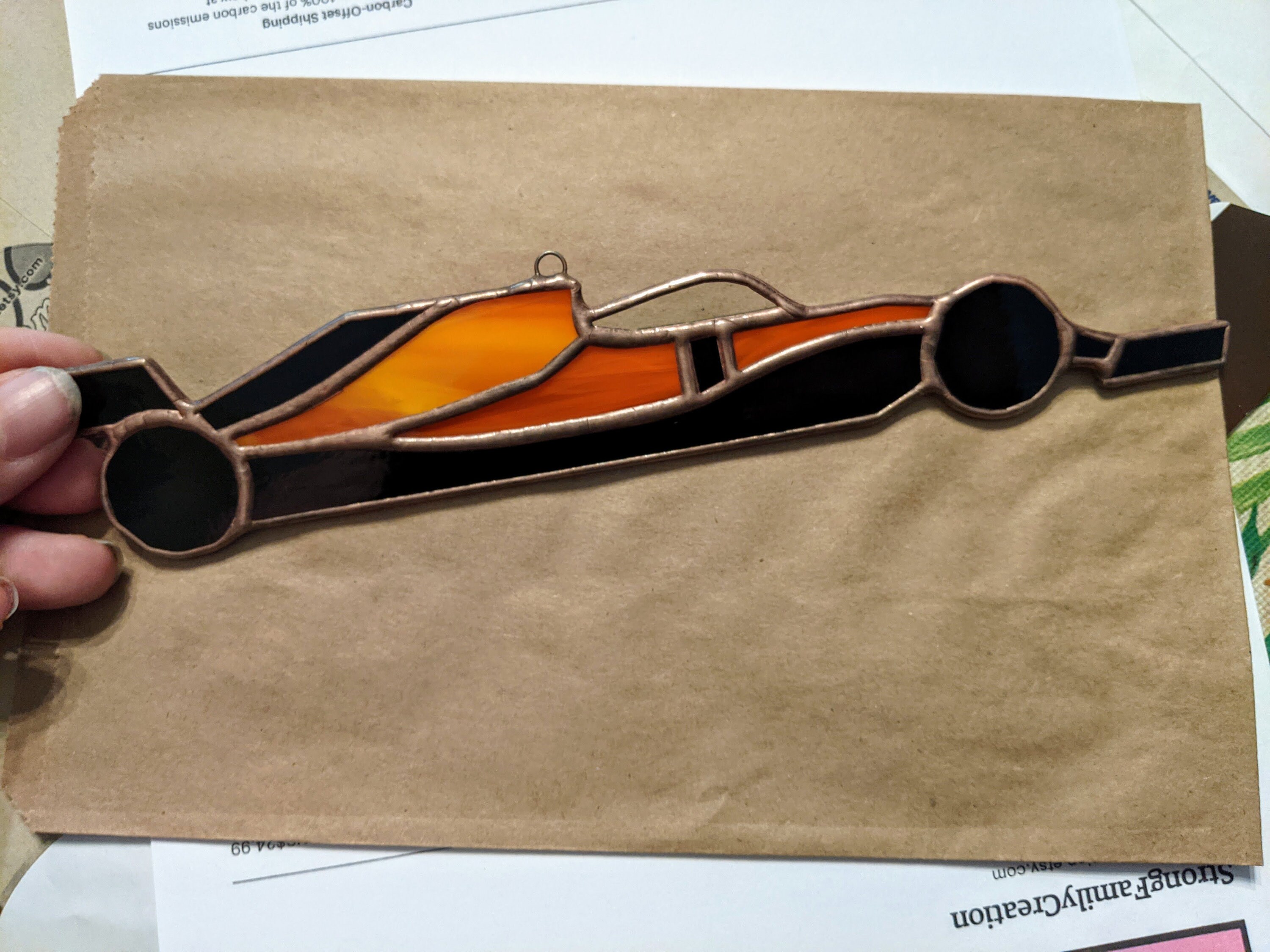 Formula 1 Racing Car Cake Topper Race Car Art Stained Glass - Etsy