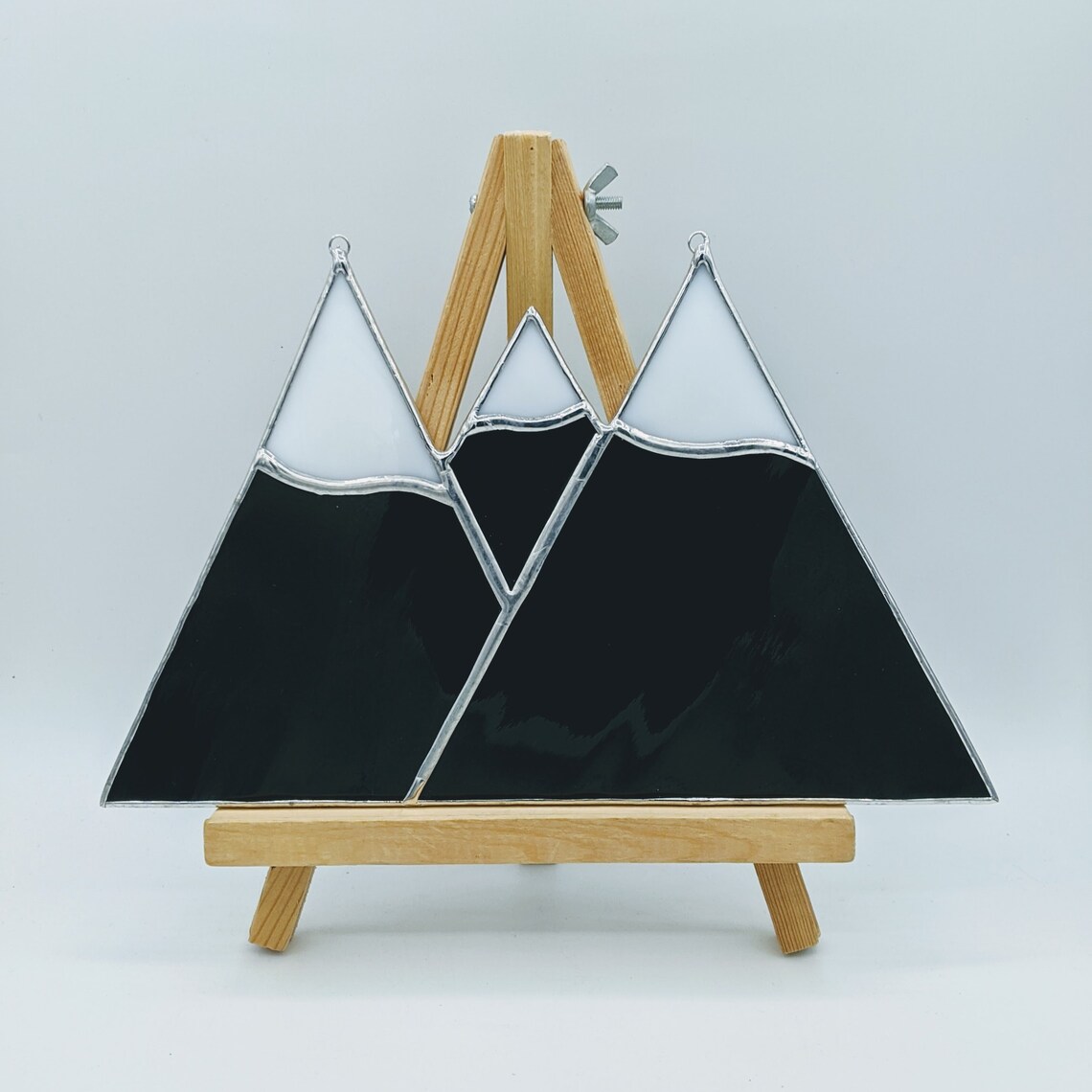 Stained Glass Mountain Mountain Range Mountain Art Outdoor - Etsy