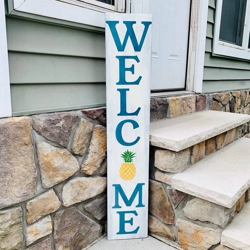 Pineapple Welcome Sign - Etsy