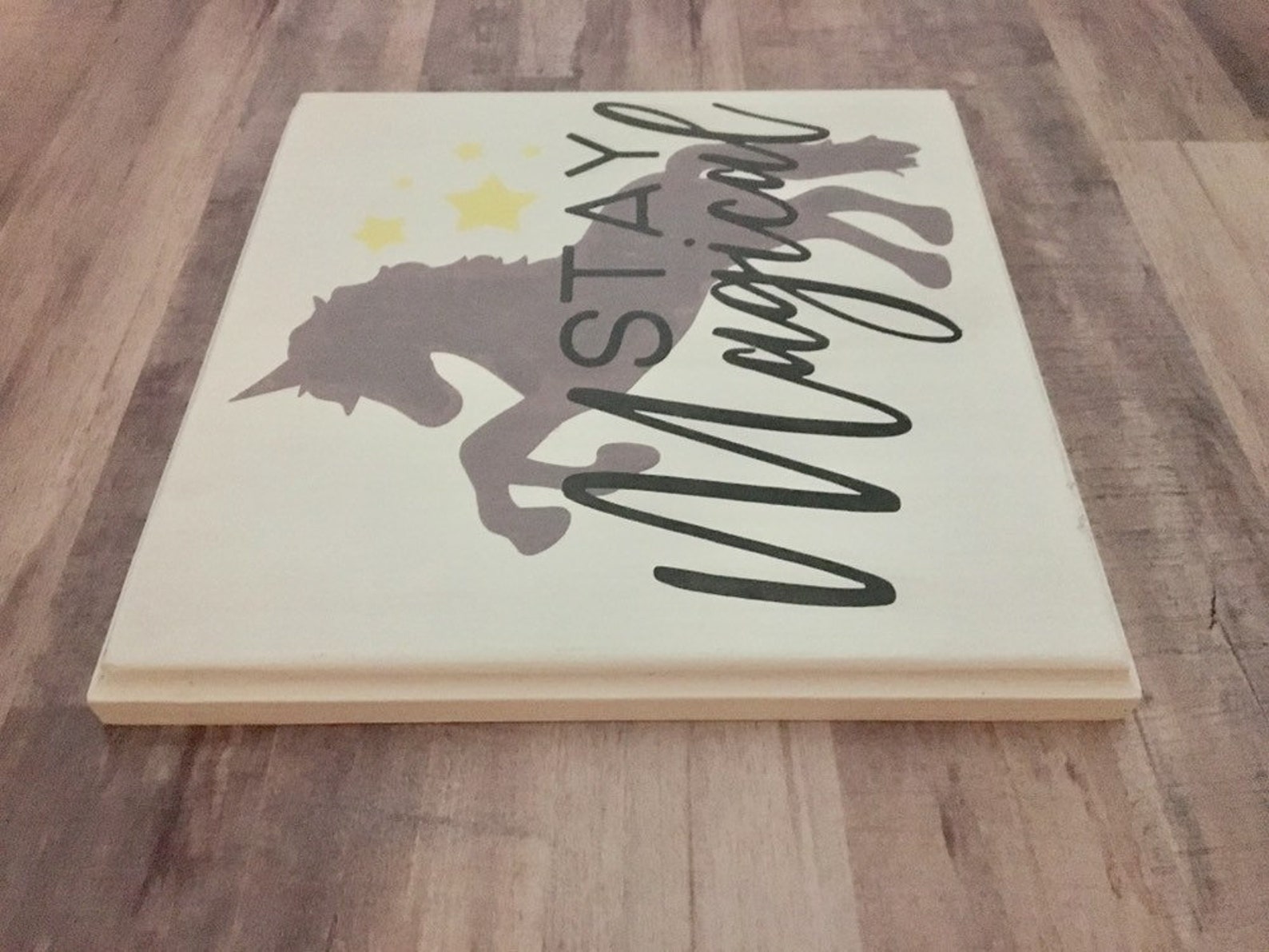 Stay Magical Unicorn Wood Sign - Etsy
