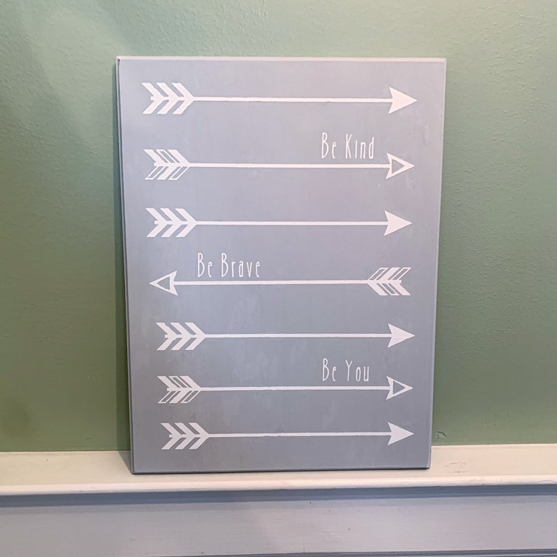 Nursery Art - Be Kind Be Brave Be You - Nursery Decor - Kids Room Decor ...