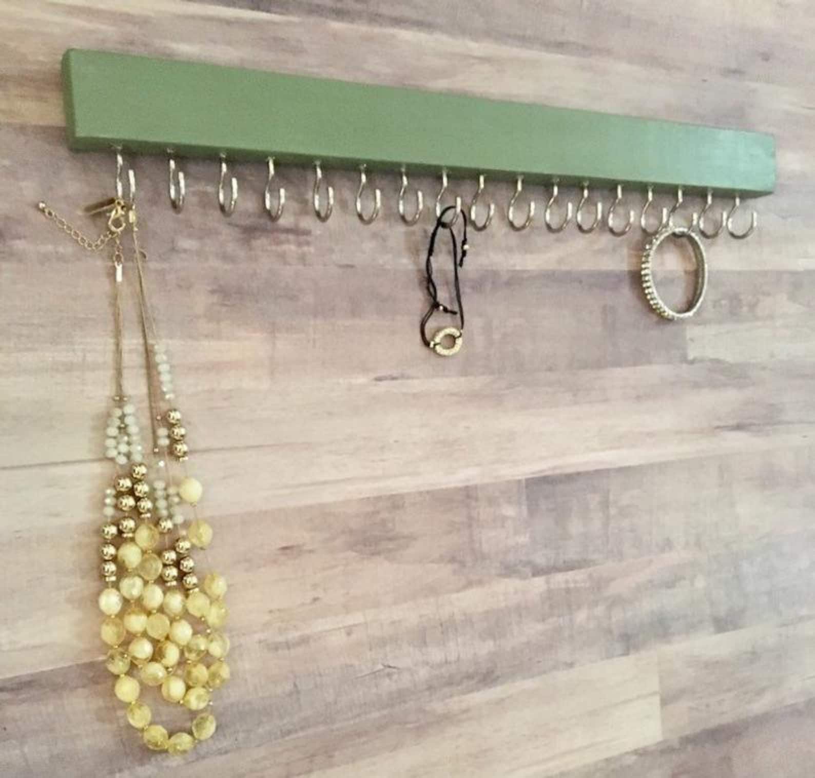 Jewelry Hanger - Jewelry Organizer - Necklace Hanger - Jewelry Wall ...