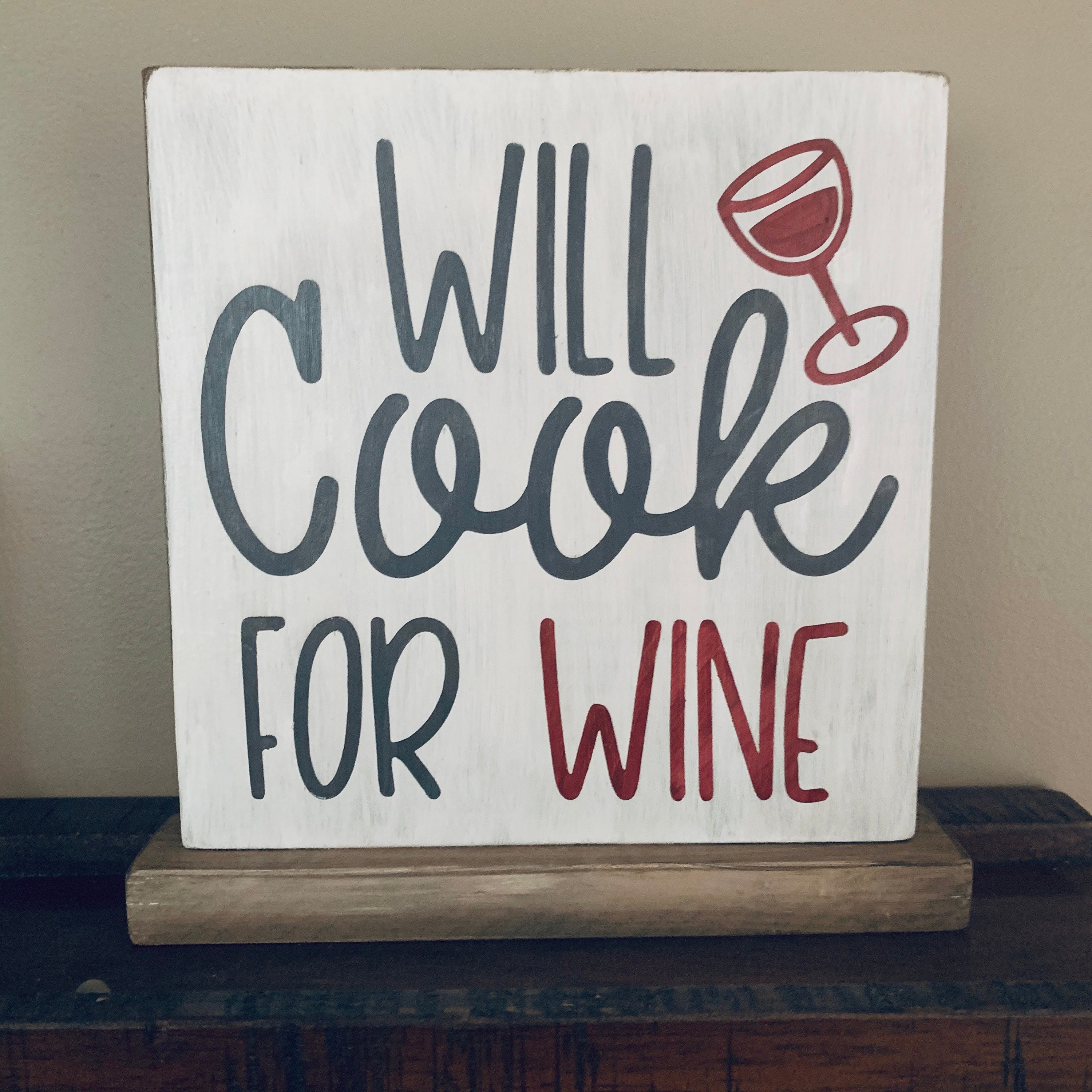 Funny signs wine decor gift for wine lover ledge sign | Etsy