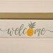 Pineapple Decor Welcome Sign - Etsy