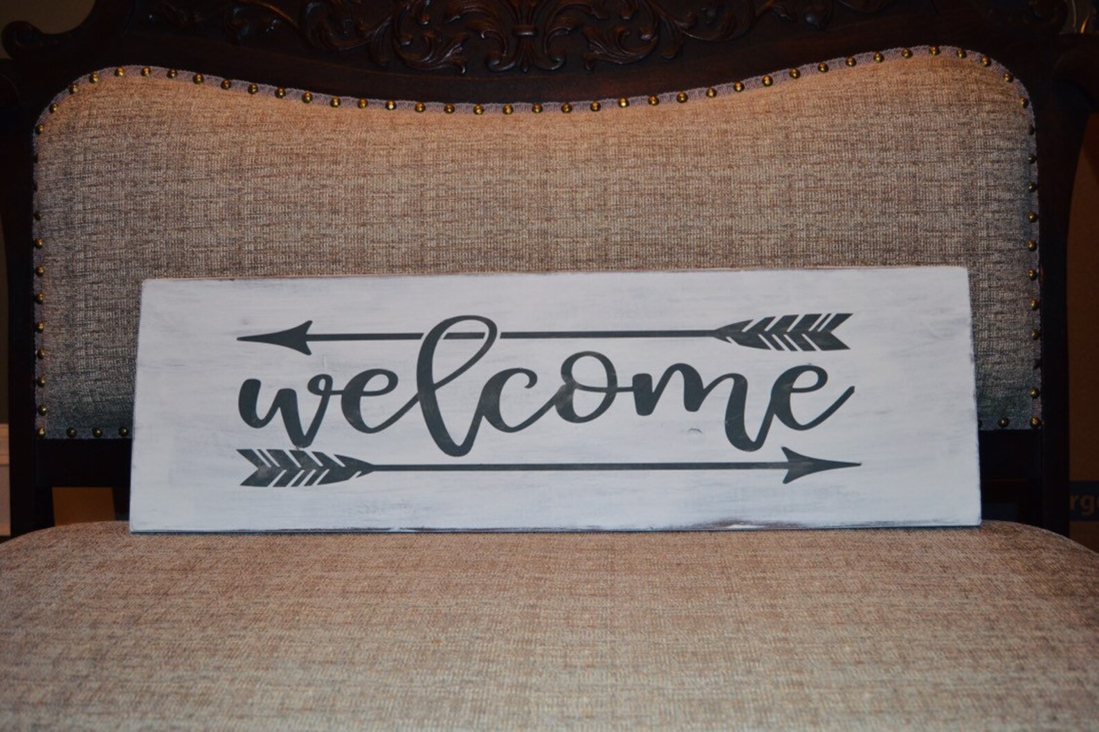 White Welcome Sign - Etsy