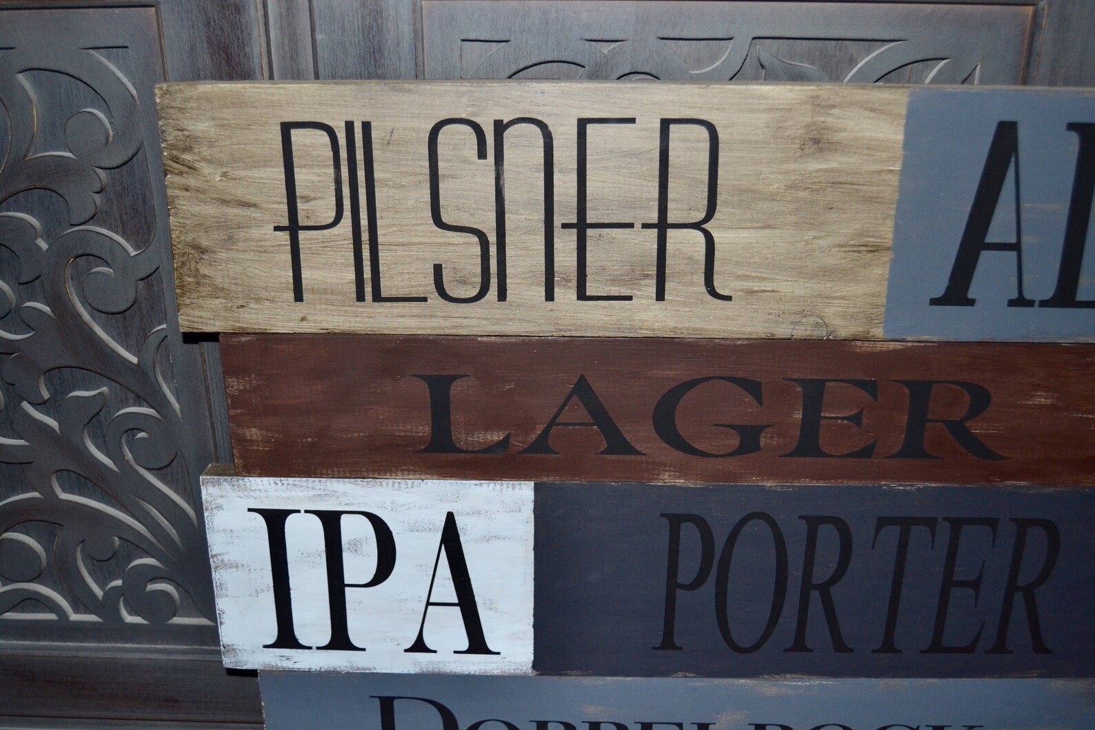 Large Beer Wood Sign With Bottle Opener - Etsy