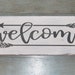 White Welcome Sign - Etsy