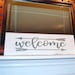White Welcome Sign - Etsy