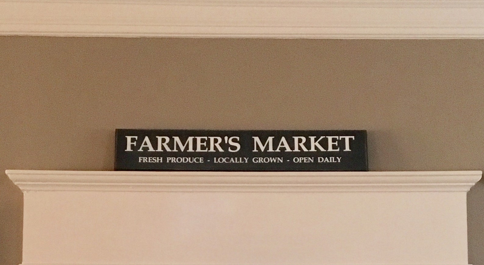 Farmer's Market Sign - Wood Sign - Home Decor - Kitchen Decor - Fixer ...