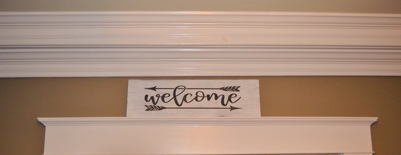 White Welcome Sign - Etsy