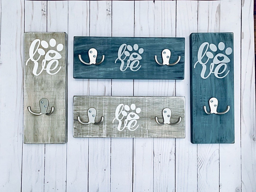 Wood Dog Leash Hanger - Best Seller - Etsy