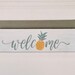 Pineapple Decor Welcome Sign - Etsy