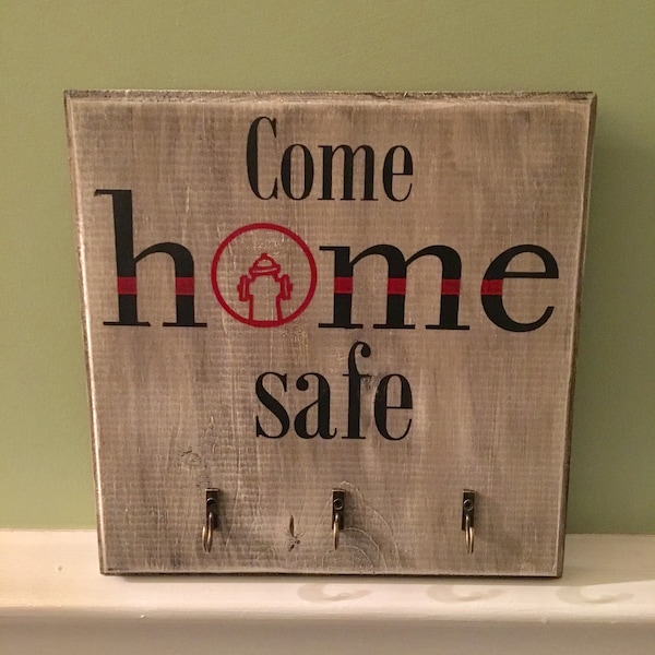 Firefighter Key Holder - Etsy