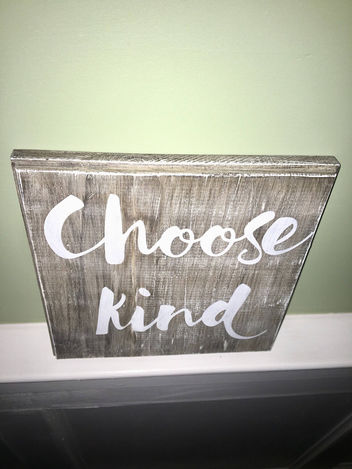 Choose kind wood sign | Etsy