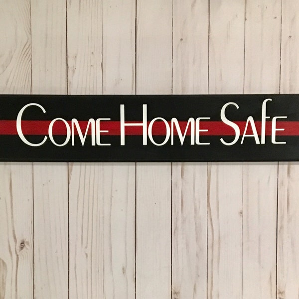 Firefighter Home Sign - Etsy