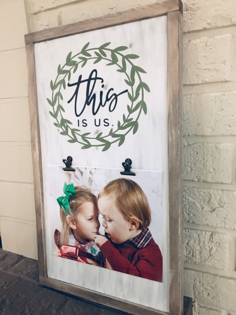 This is Us Sign and Photo Frame - Etsy