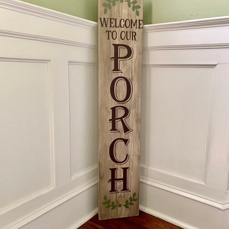 Welcome to Our Porch Sign - Etsy