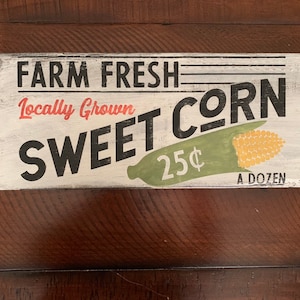 Farmer's Market Collection - Vintage Inspired Wood Kitchen Signs ...