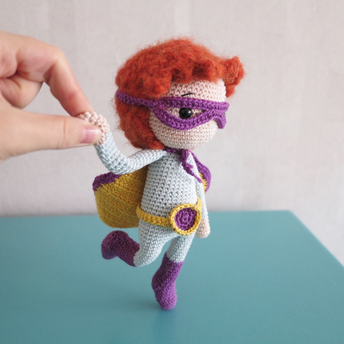 Crochet Pattern Super Hero Amigurumi Doll Crochet Plushie Toy - Etsy