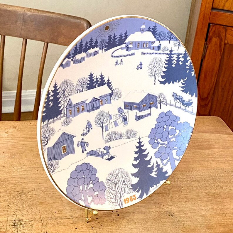 Arabia Finland Plate, Vintage Plate Finland, Collectible Christmas ...