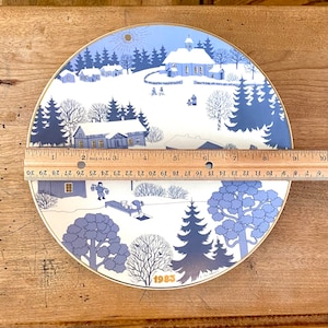 Arabia Finland Plate, Vintage Plate Finland, Collectible Christmas ...