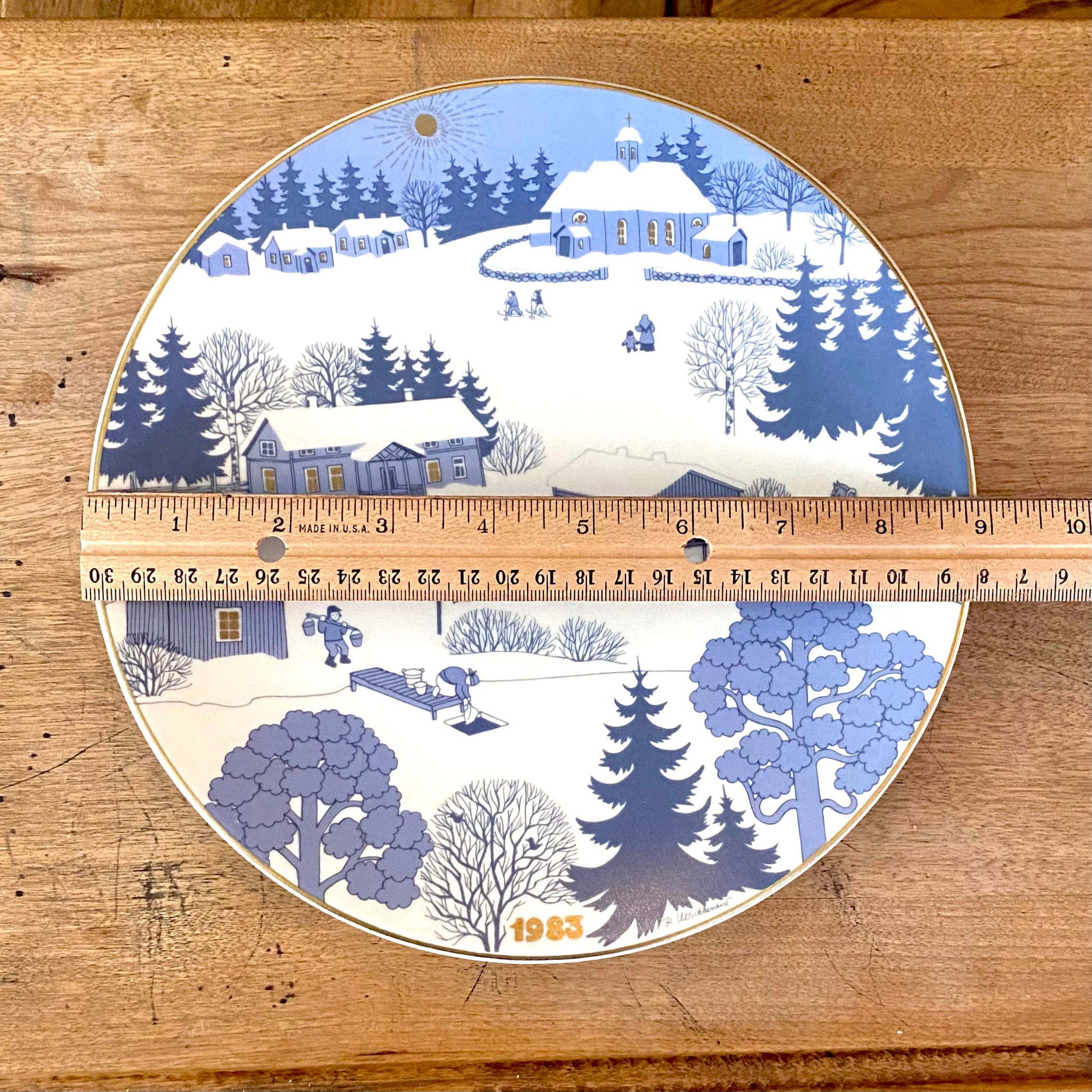 Arabia Finland Plate, Vintage Plate Finland, Collectible Christmas ...