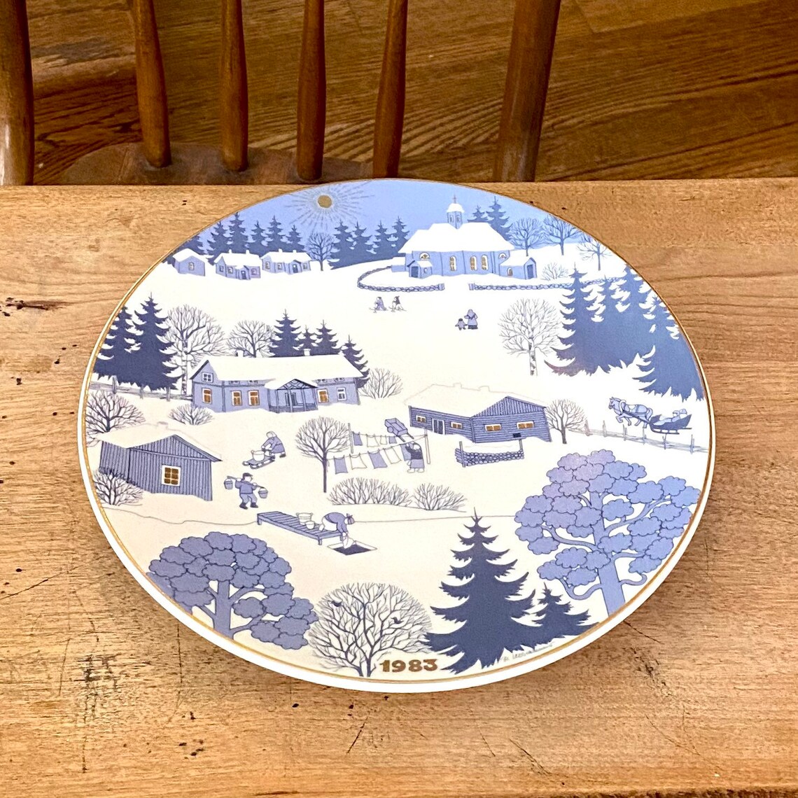 Arabia Finland Plate, Vintage Plate Finland, Collectible Christmas ...