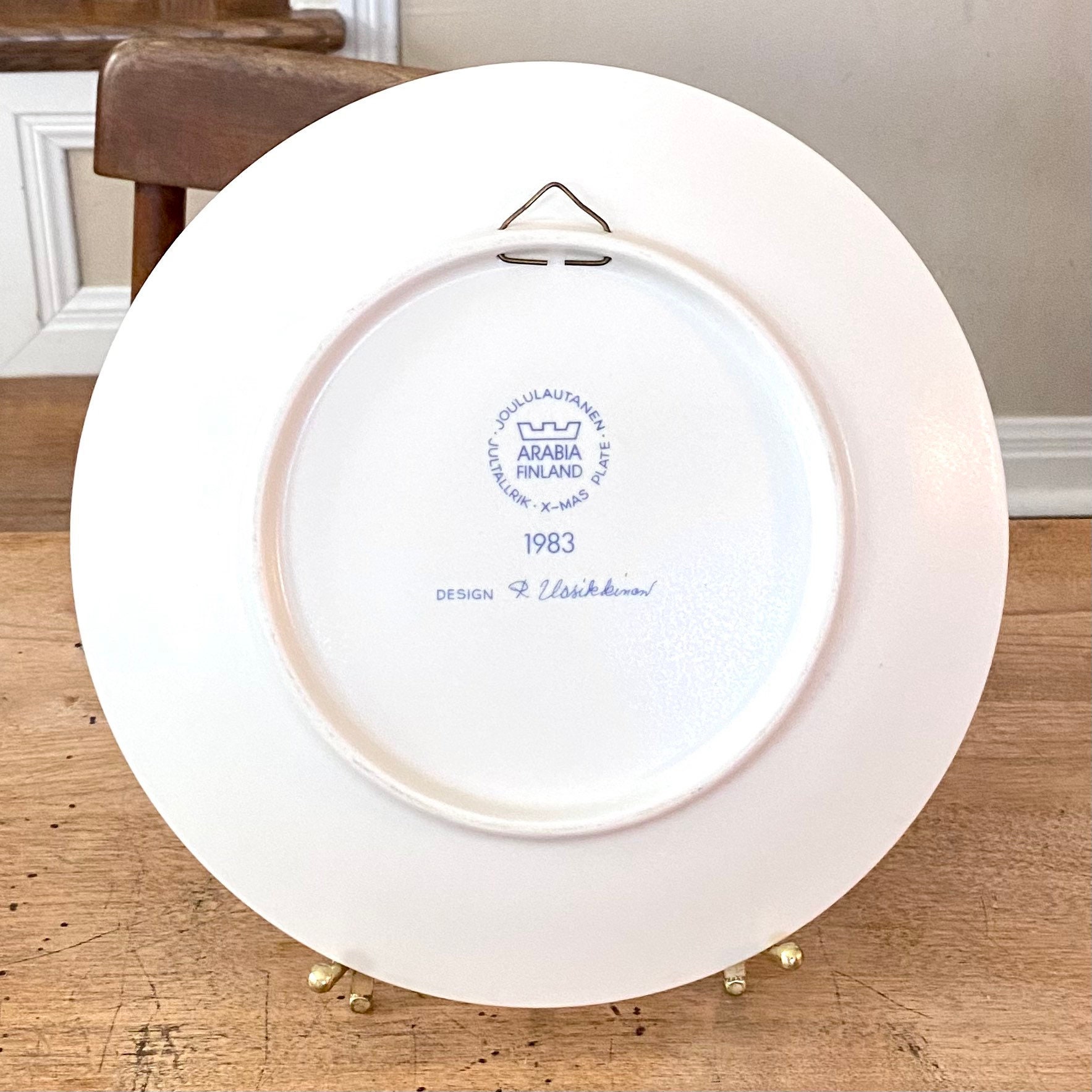 Arabia Finland Plate, Vintage Plate Finland, Collectible Christmas ...