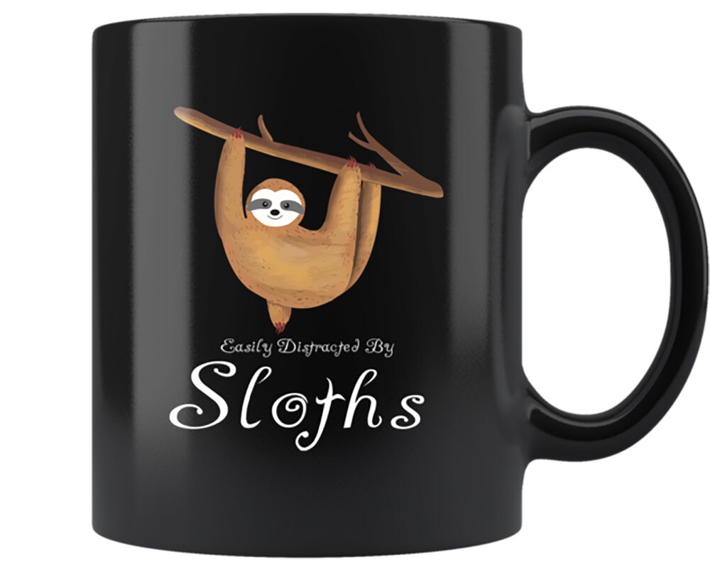 Sloth Mug This Cute Sloth Coffee Cup Will Surely Get Smiles | Etsy