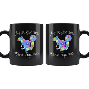 Squirrel Mug - This Cute Floral Coffee Cup Will Definitely Get Smiles ...