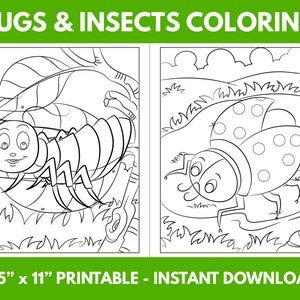 Bugs and Insects Coloring Pages for Kids and Toddlers - Fun Creative ...