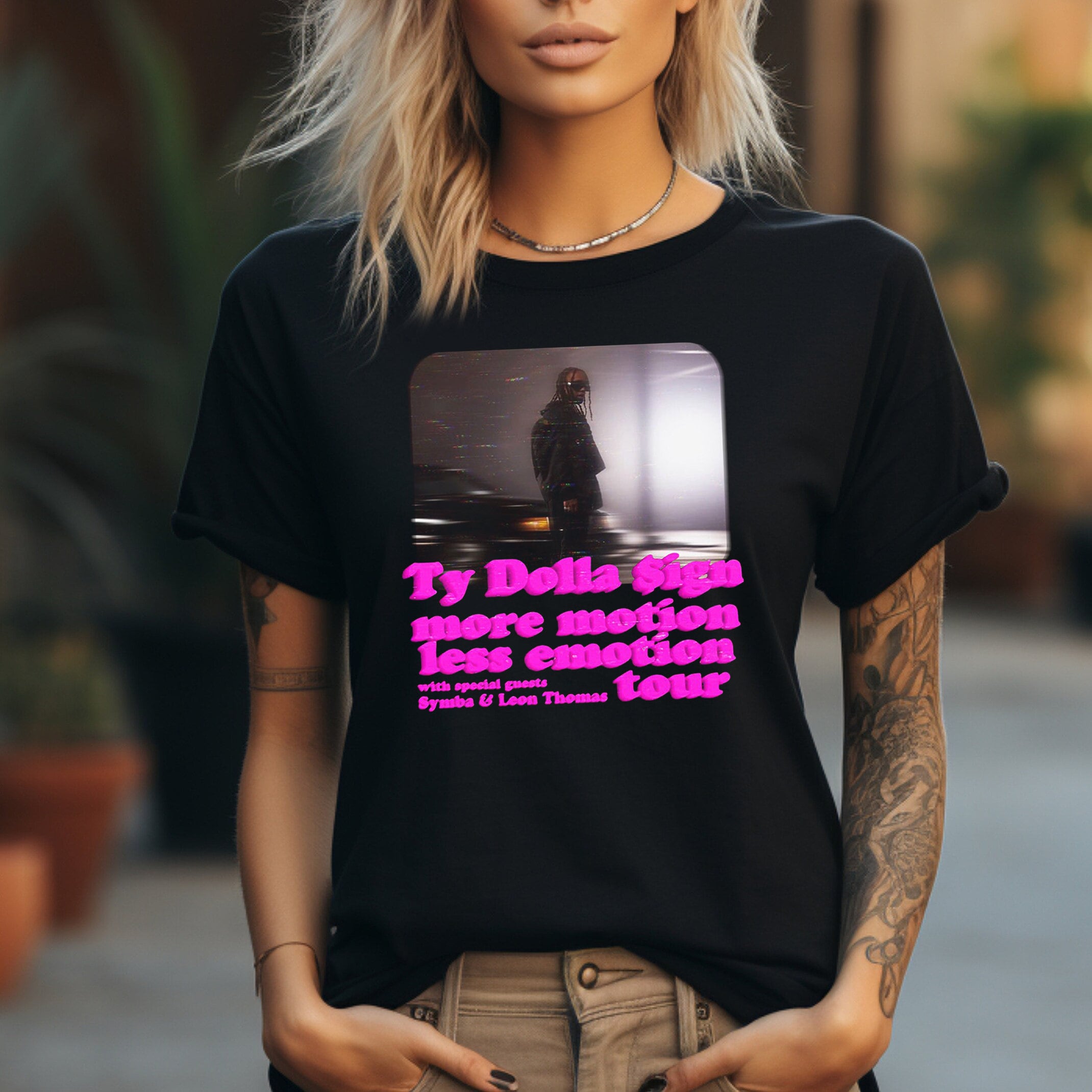 Ty Dolla Sign 2024 Tour Shirt, Ty Dolla Sign 2024 More Motion Less ...