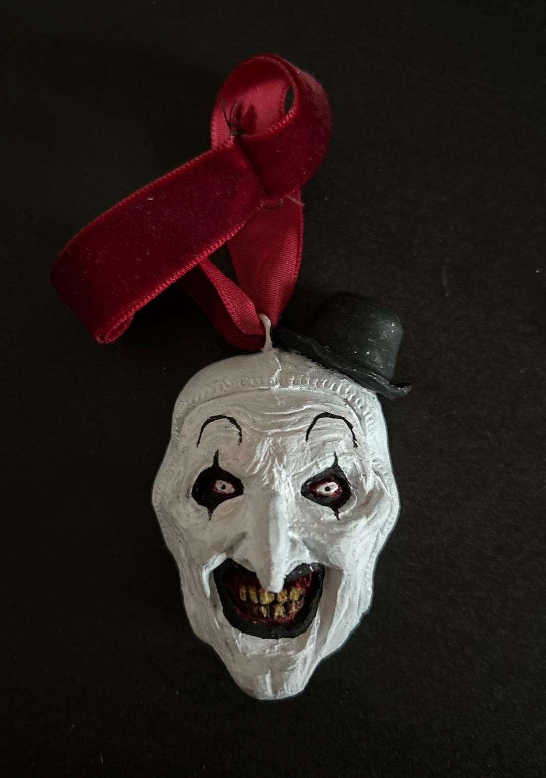 Terrifier/art the Clown Hanging Tree Ornament/bauble - Hand Painted - Etsy