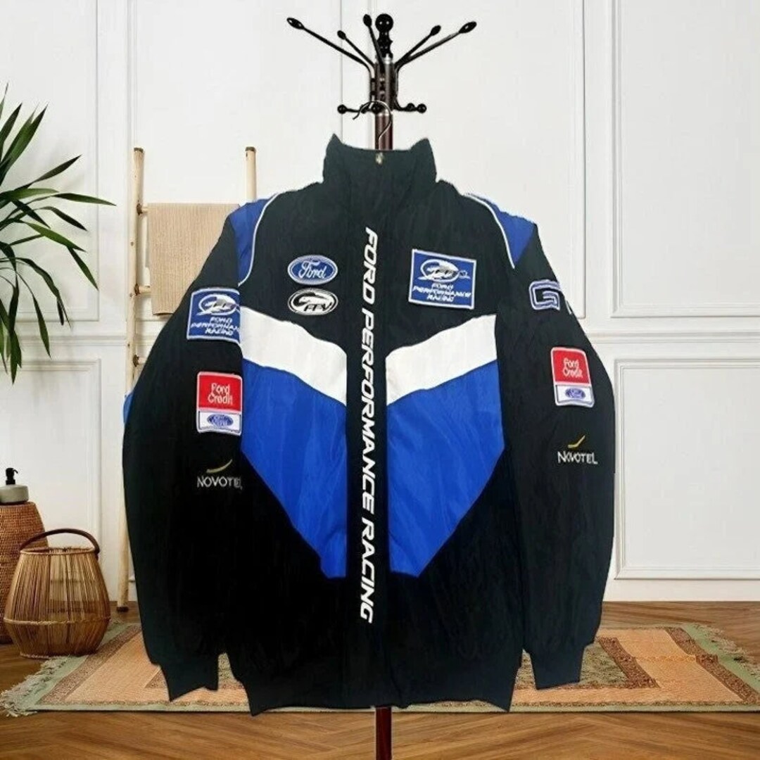 F1 Ford Racing Vintage Track Jacket, Racing Jacket, Oversized Jacket ...