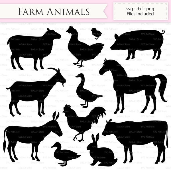 Vache chèvre coq svg - Etsy France