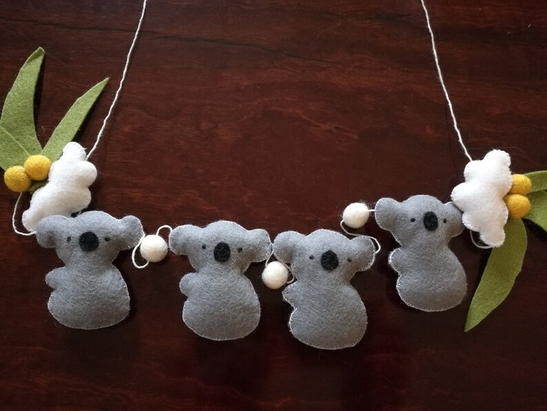 Koala Garland/ Australian Animal Garland/ Nursery Garland/ - Etsy
